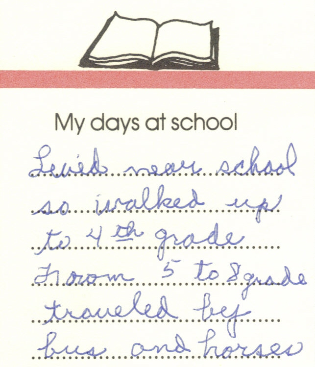 My days at school – Our Branches and Roots